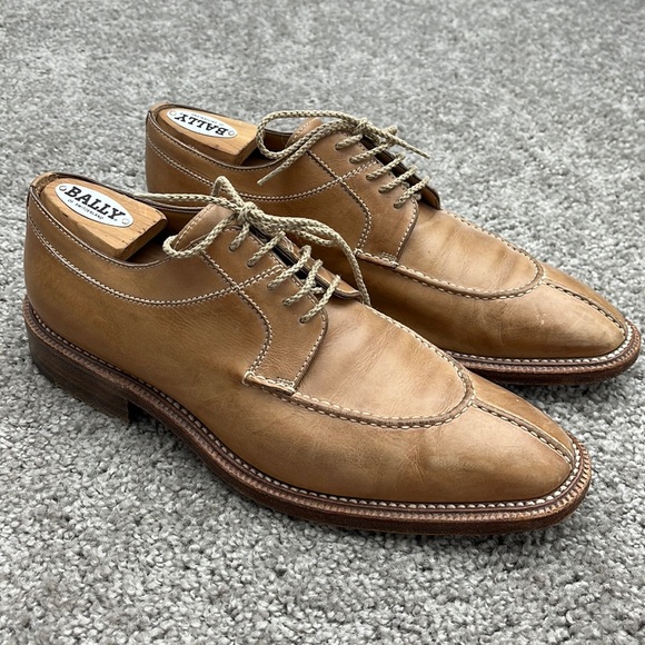 Gravati | Shoes | Gravati Tan Leather Lace Up Loafers Mens 75 M Hand ...